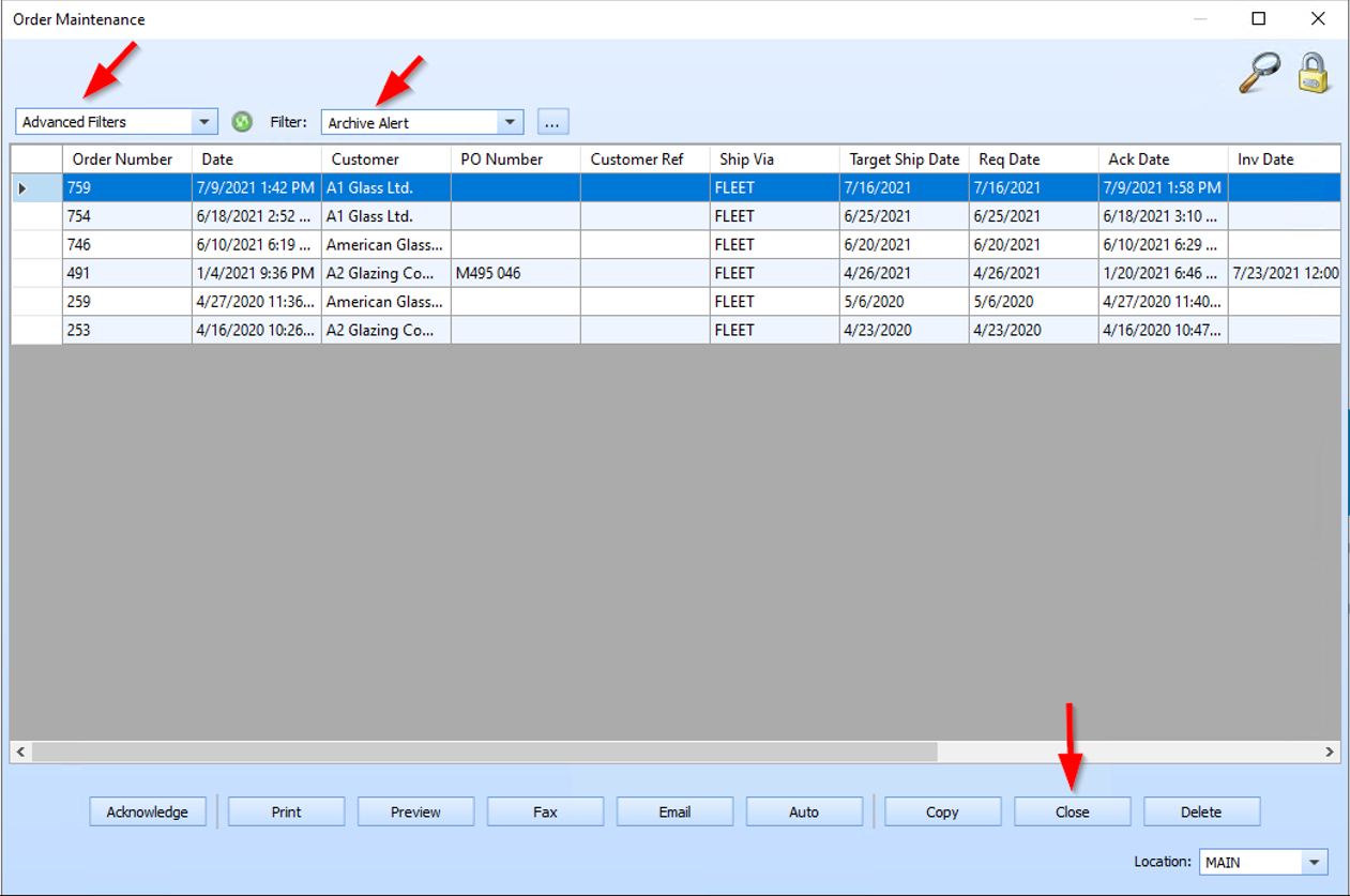 Archive Alerts – FeneVision