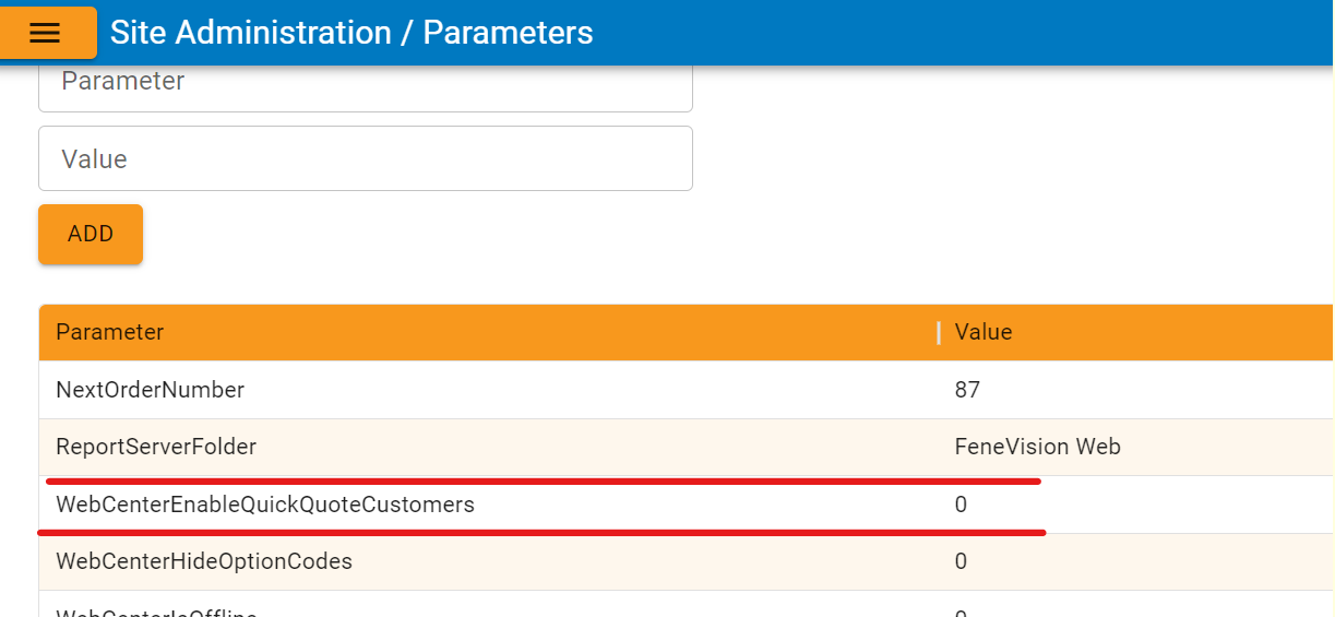 WEB: Quick Quote Customer – FeneVision